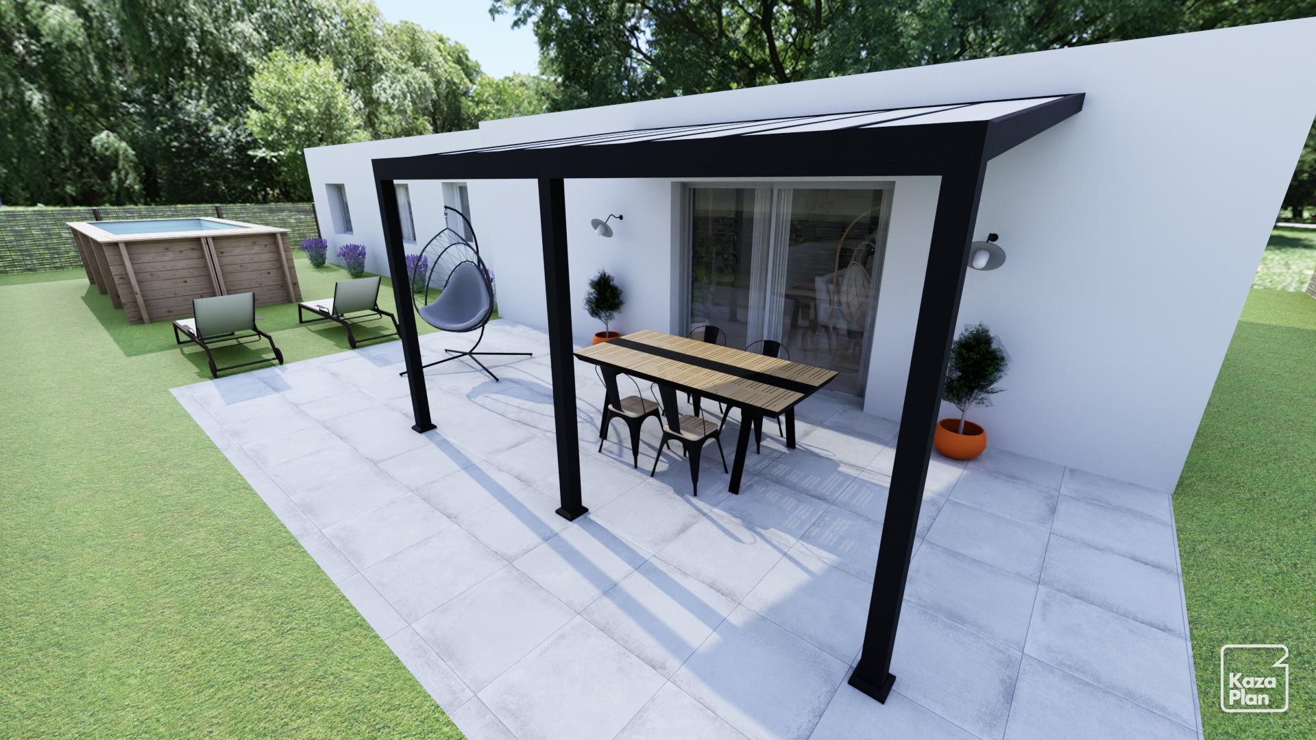 Exterieurs _ Tracer une TERRASSE – Centre d'aide Kazaplan